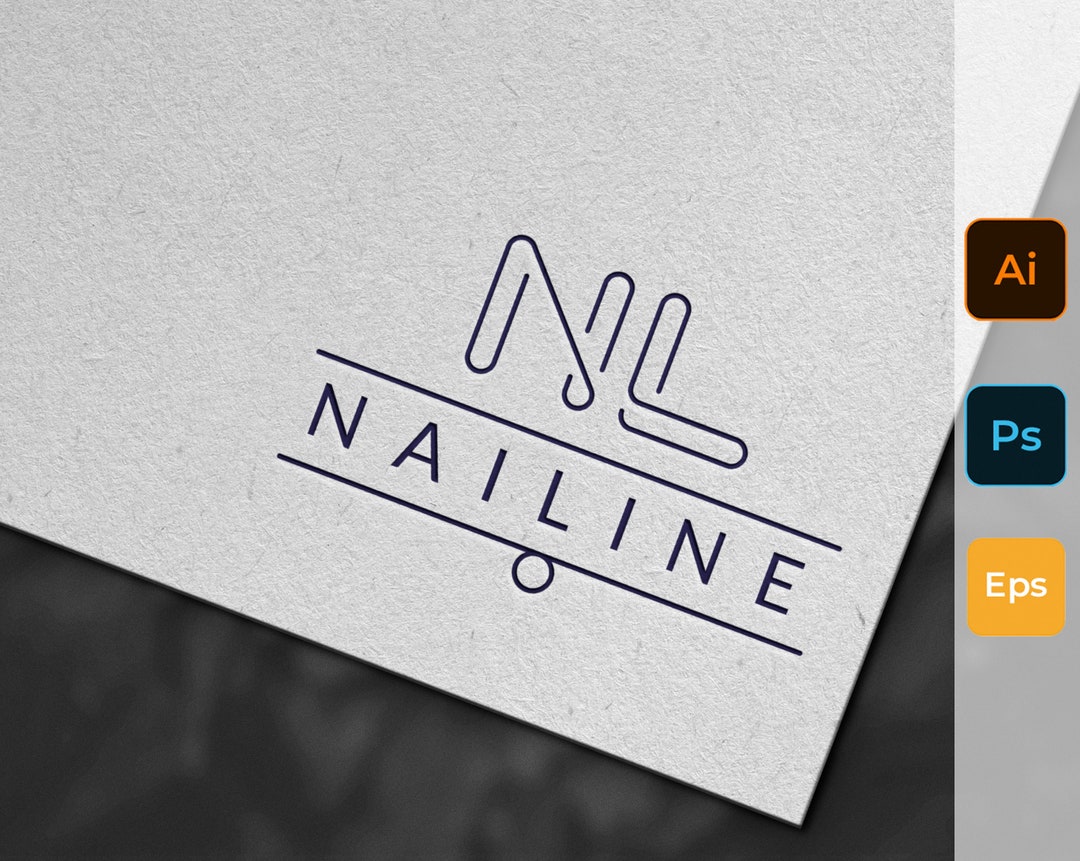 Nail Studio Shop Logo Professional Premade Logo for Business - Etsy