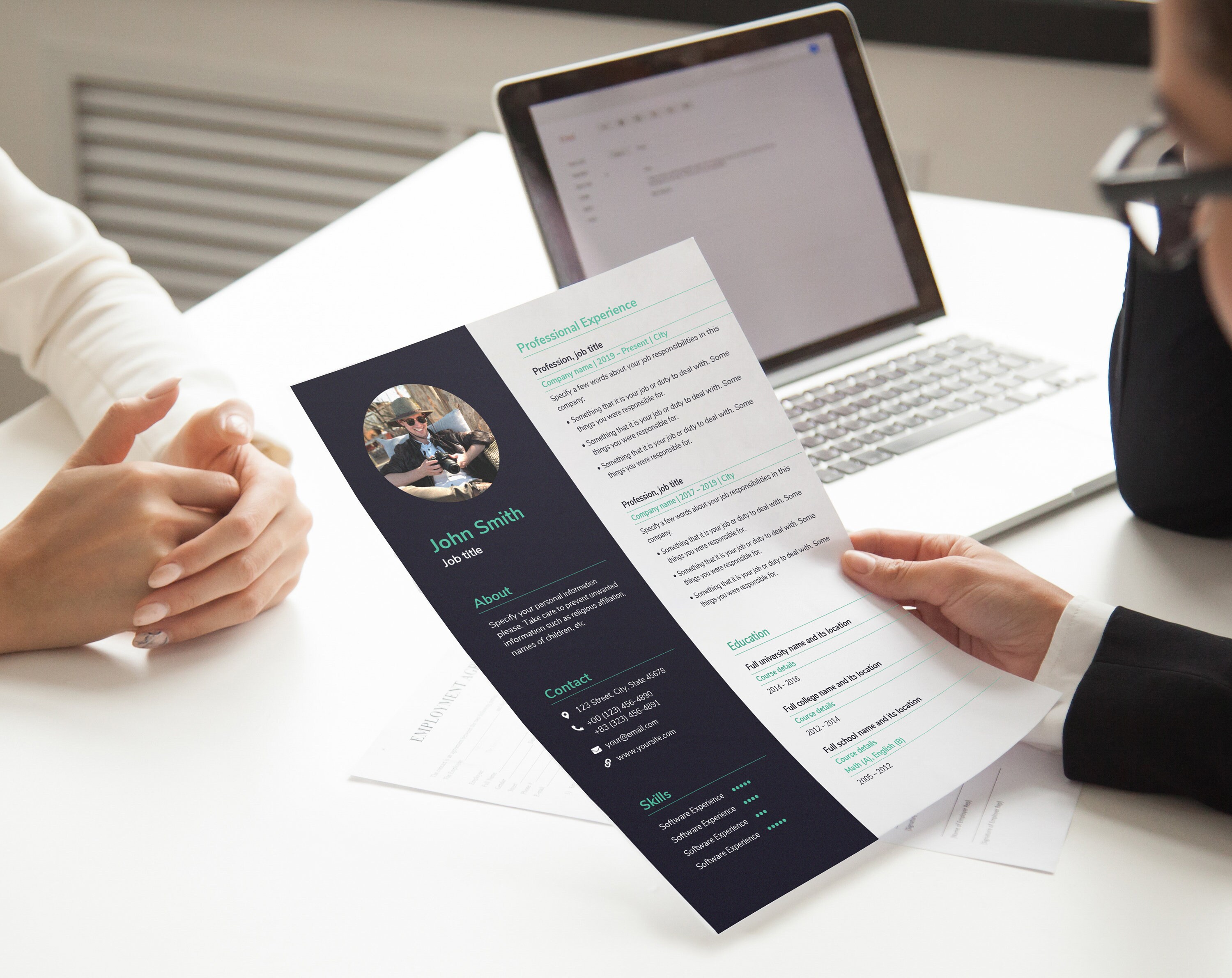 Travel Agent Resume Template Word CV Template Simple, Resume Template ...