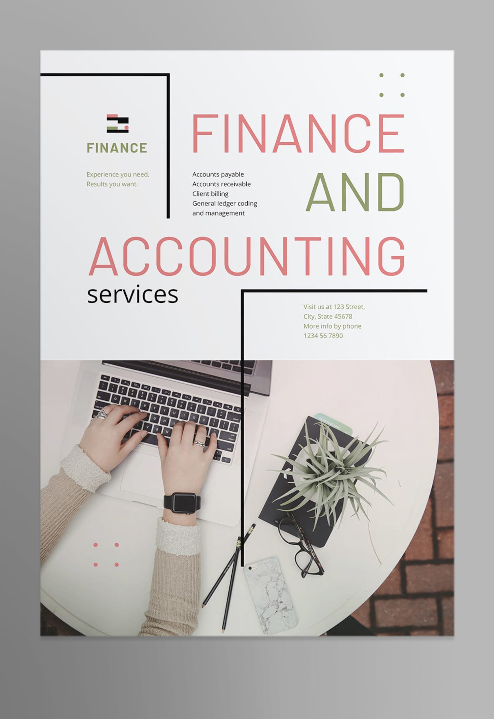 Finance Accounting Poster Template Instant Download | Etsy