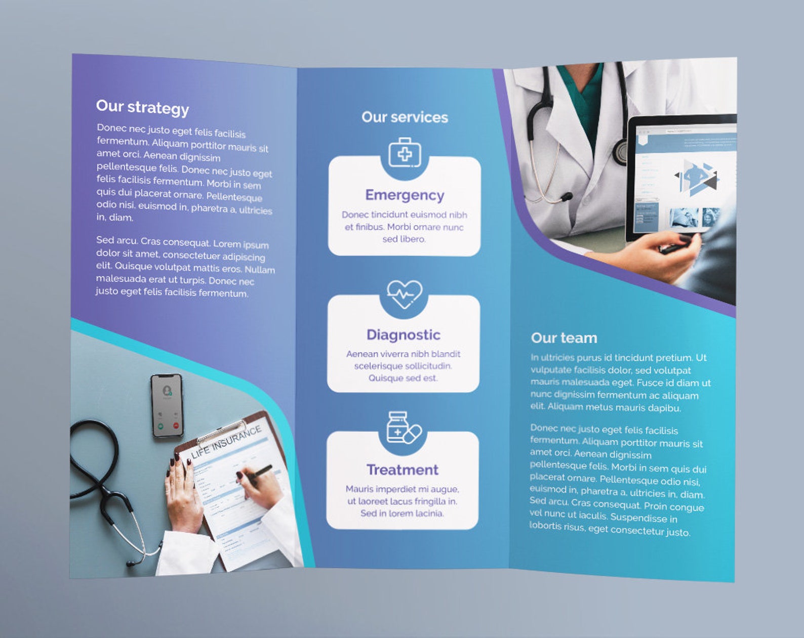 Medical Clinic Print Pack Templates Instant Download, Editable Design ...