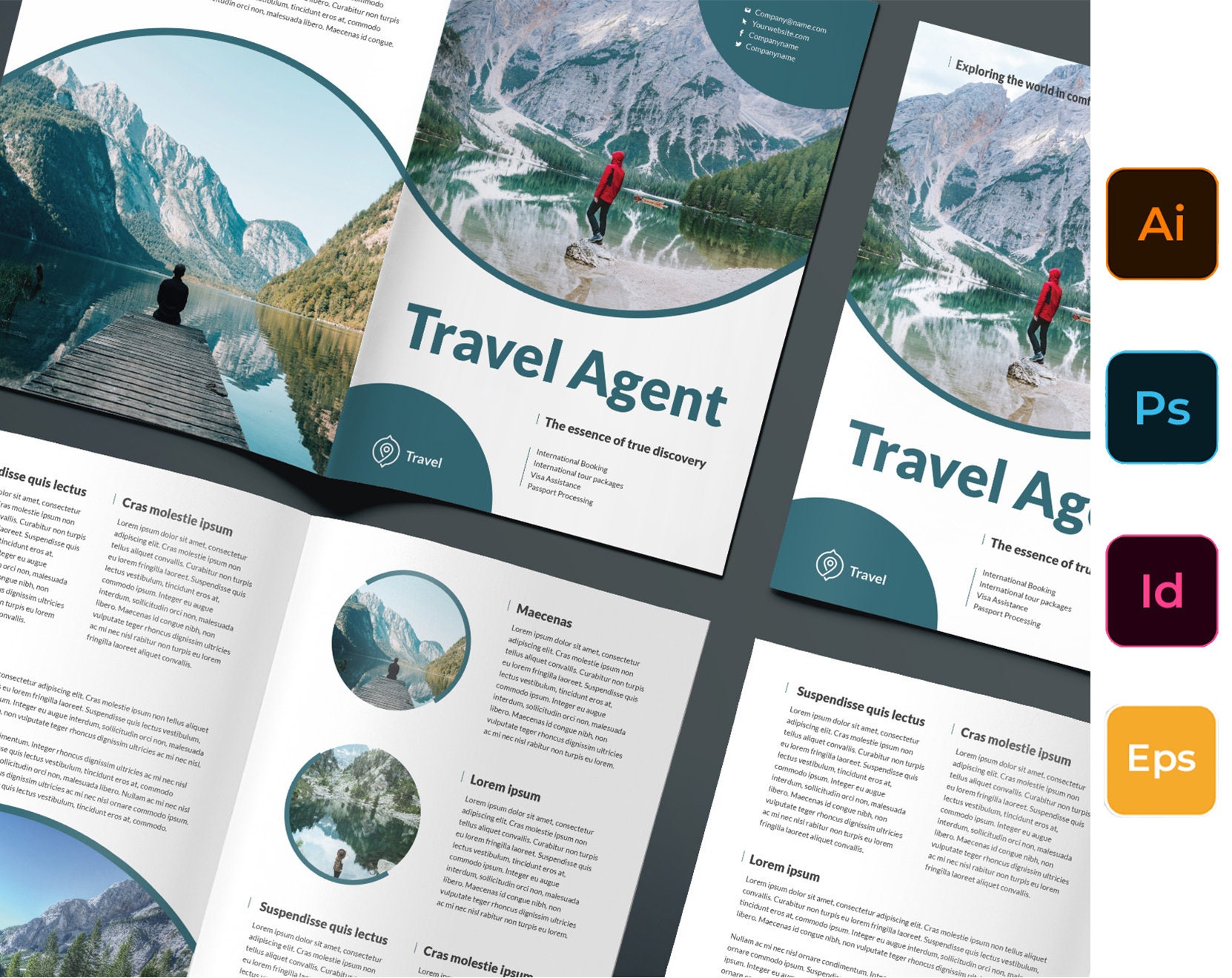 Travel Brochure Template For Students