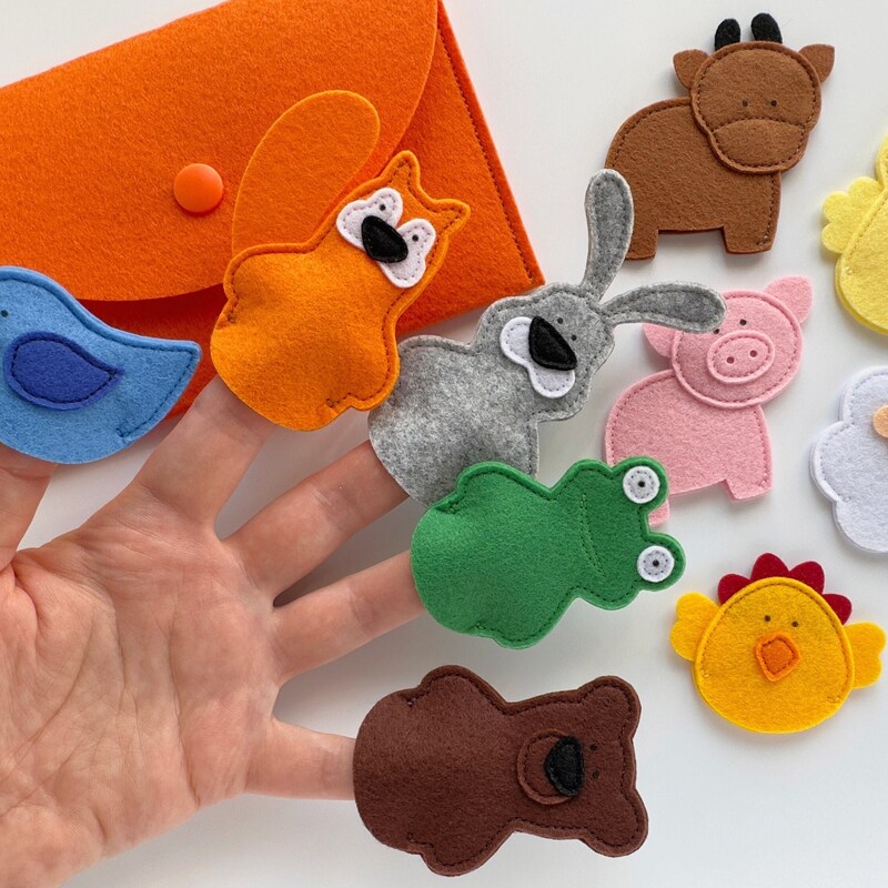 Animal Finger Puppet - Etsy