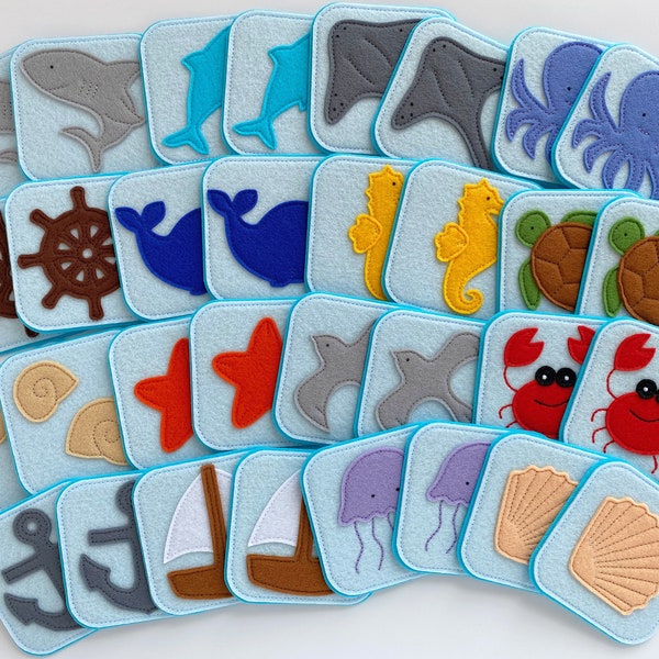 Felt Memory Game - Etsy
