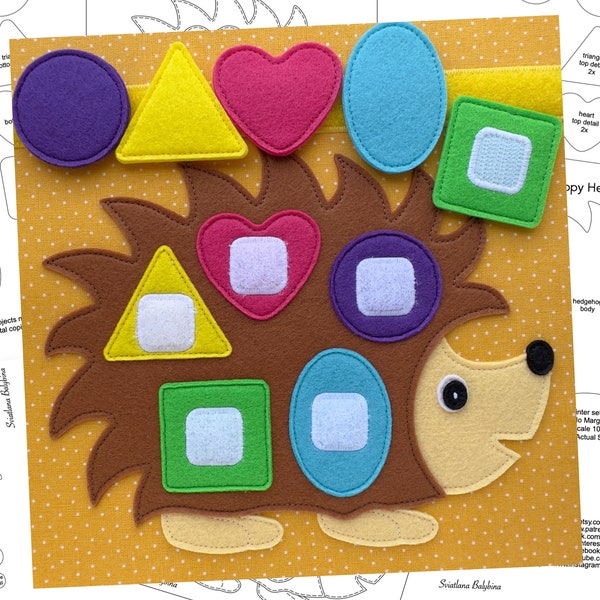 Shapes Quiet Book - Etsy