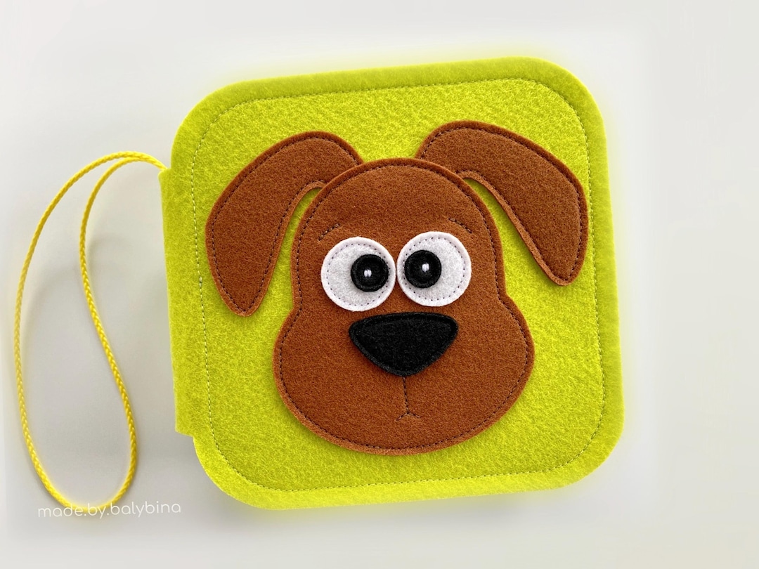 Felt Mini Book "animals" - Etsy