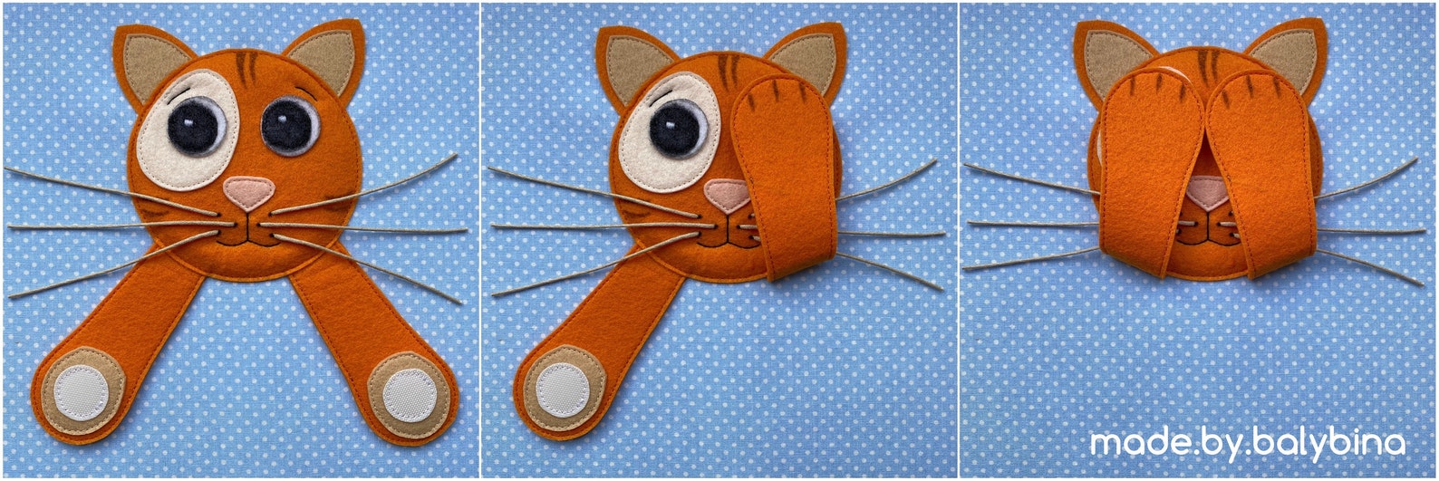 SVG PDF Peek-a-Boo Cat Template Quiet Book Page for YouTube - Etsy France