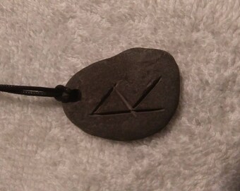 Rune stone necklace | Etsy