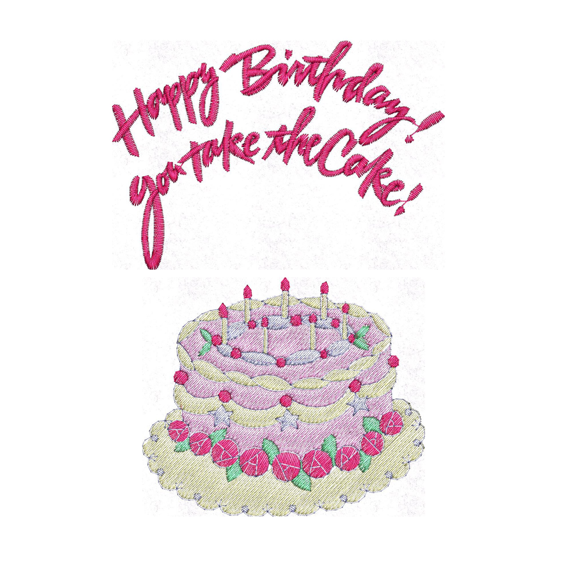 Kits & How To Embroidery Birthday Family Machine Embroidery Design ...