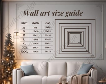 Wall Art Size Guide Square Photo Frame Sizes Print Size Guide Frame ...