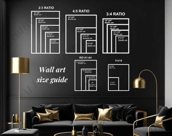 Wall Art Size Guide Square Photo Frame Sizes Print Size Guide Frame ...