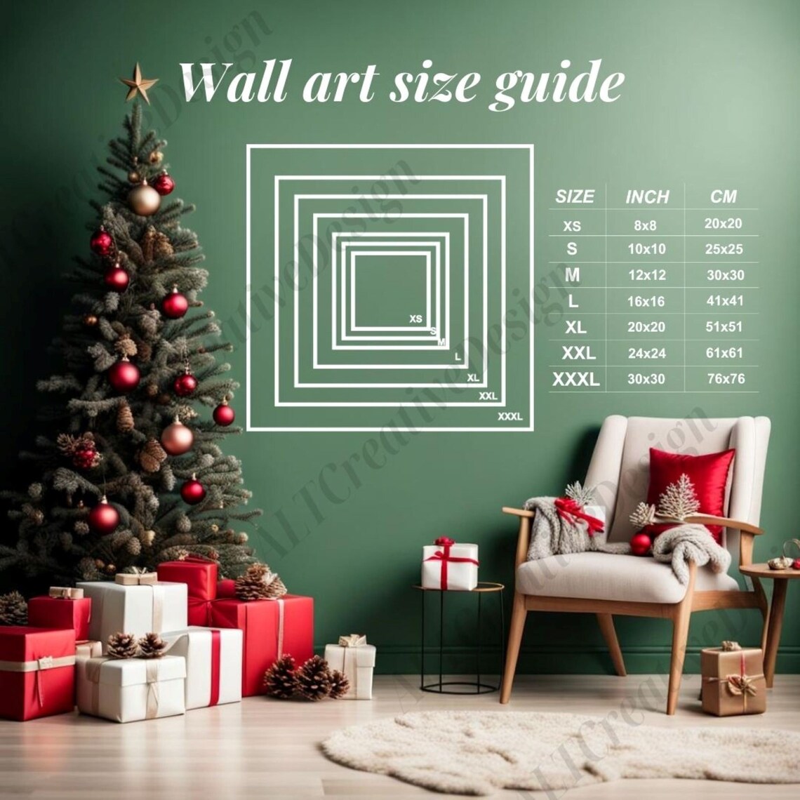 Wall Art Size Guide Photo Frame Sizes Print Size Guide Frame Size Guide ...