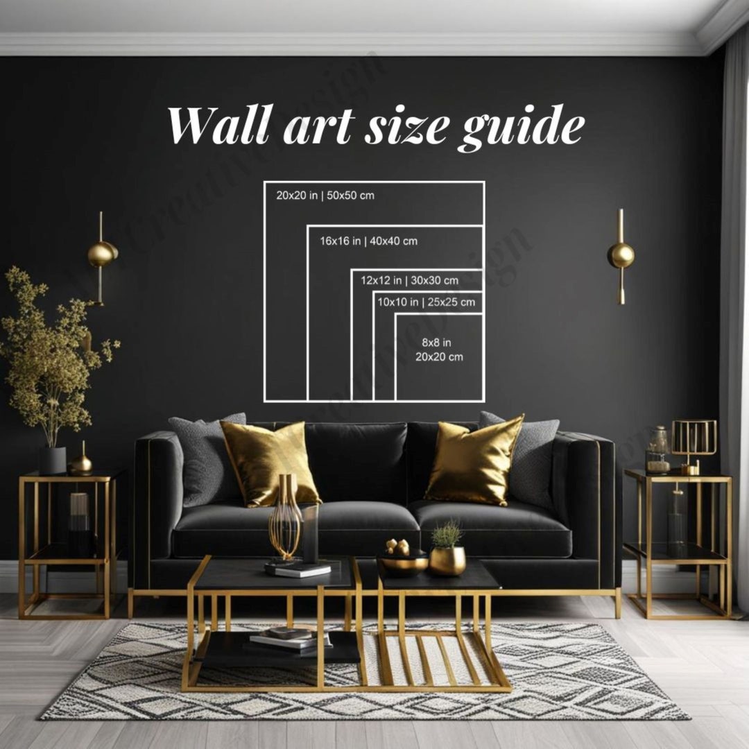 Wall Art Size Guide Photo Frame Sizes Print Size Guide Frame Size Guide ...