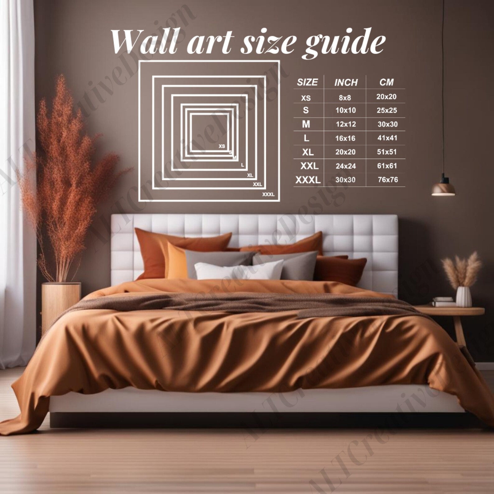 Wall Art Size Guide Photo Frame Sizes Print Size Guide Frame Size Guide ...