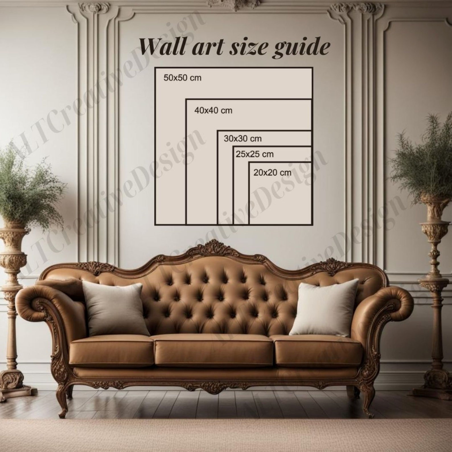 Wall Art Size Guide Square Photo Frame Sizes Print Size Guide Frame ...