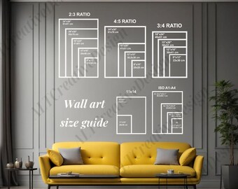 Wall Art Size Guide Square Photo Frame Sizes Print Size Guide Frame ...