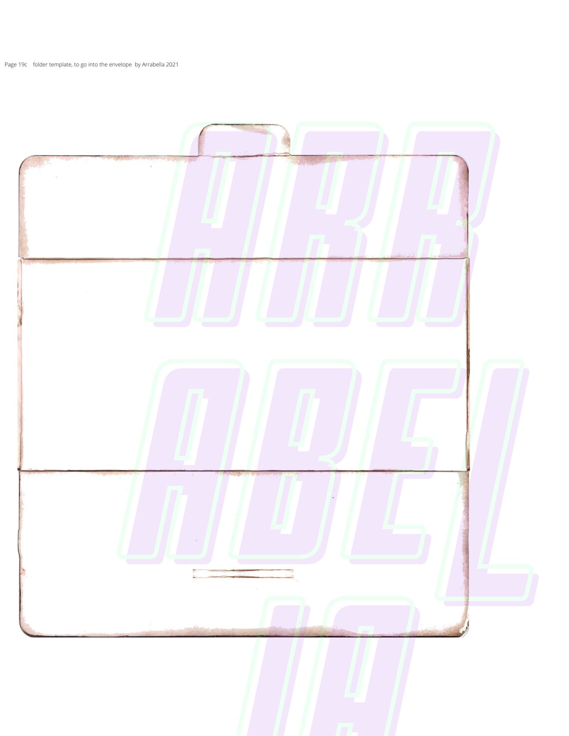 A Envelope Template Kit, With 1 Envelope, a Matt Insert A 3 for 1 blue ...