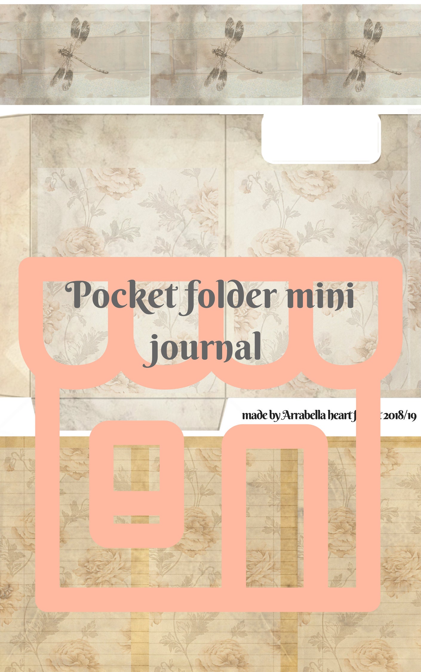 Pocket Folder Mini Journal Digital Kit! 10 PDF Page Digital Kit With a ...