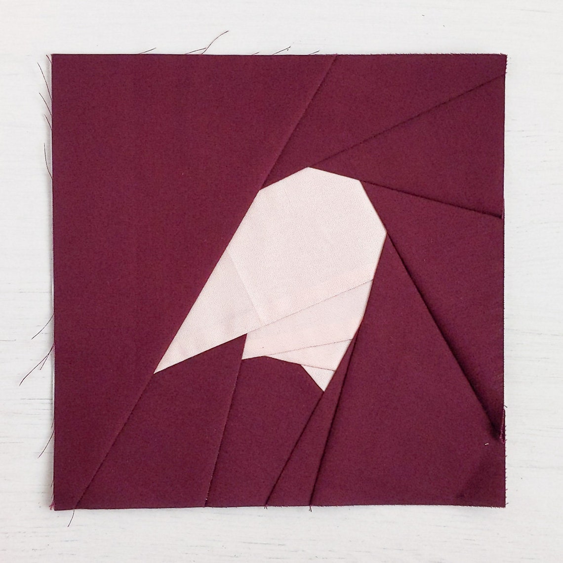 Spooky Ghost Foundation Paper Piecing Pattern PDF Spooky and | Etsy