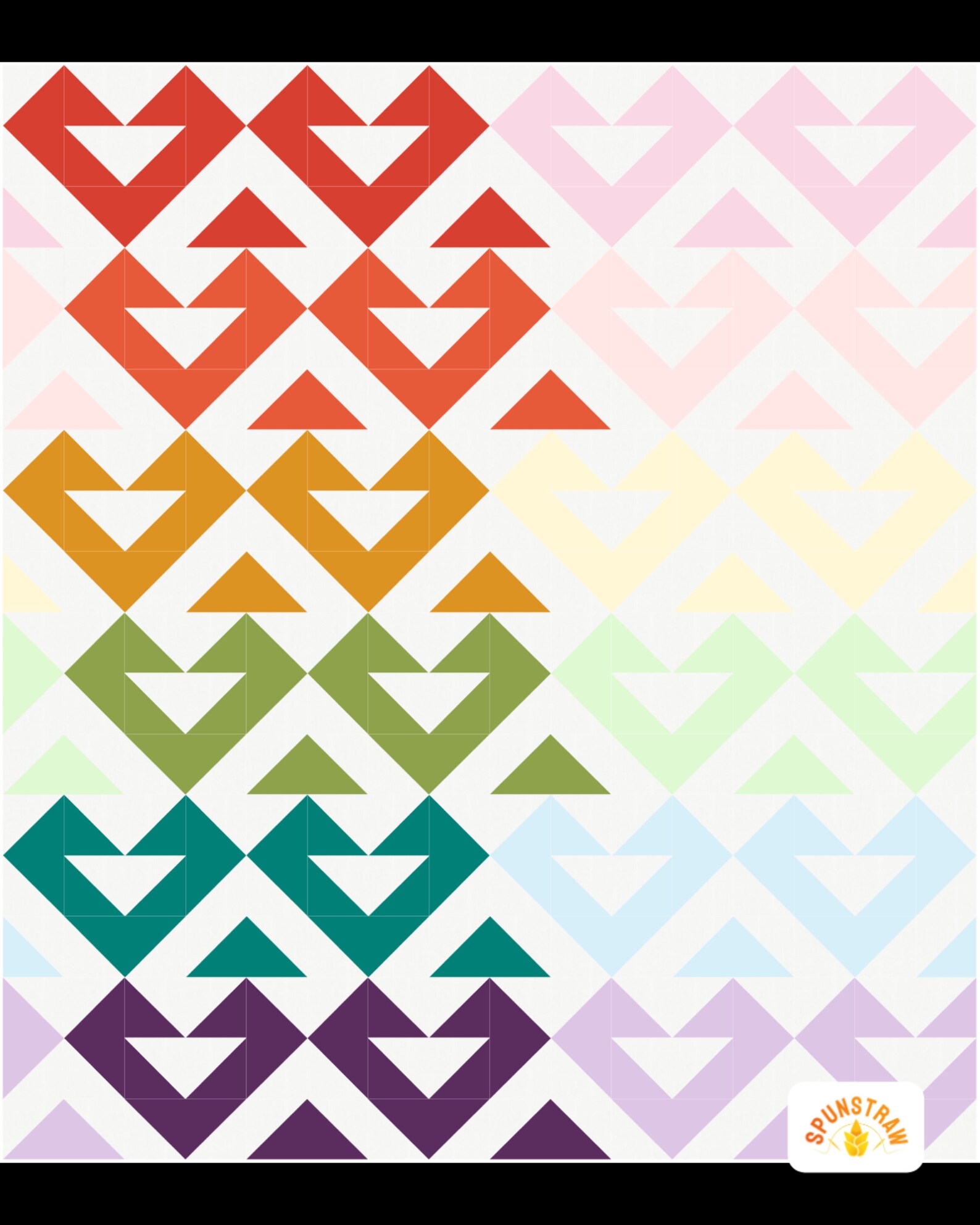 Heart Rate Quilt Pattern PDF Modern Quilt Pattern for - Etsy UK