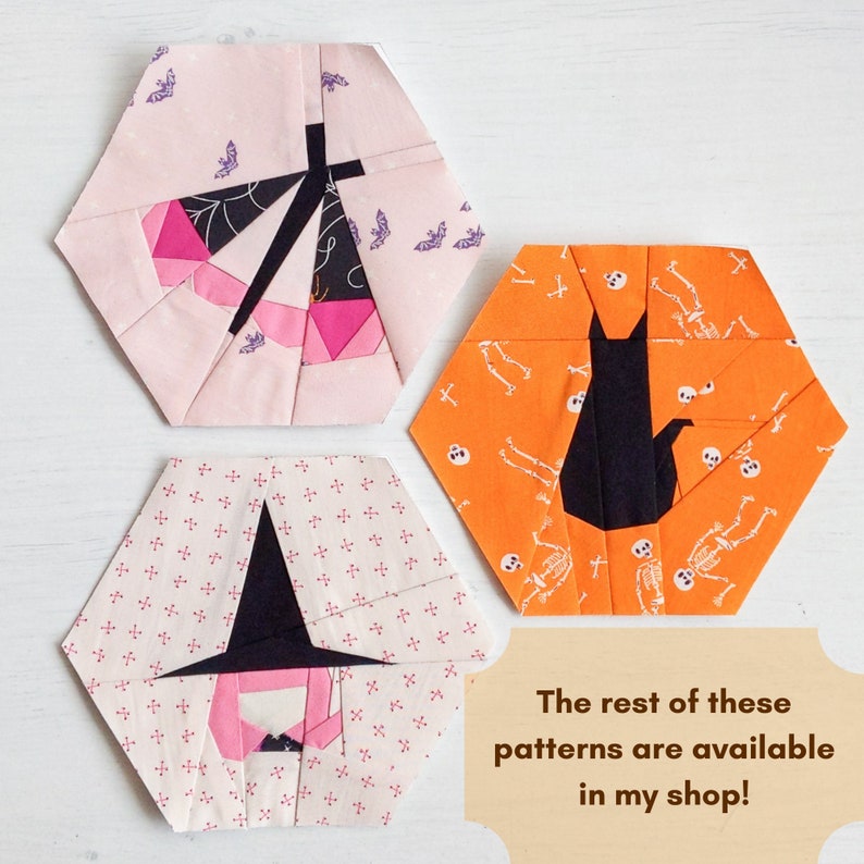 Spooky Moth Foundation Paper Piecing Pattern PDF, Spooky and Sweeter ...