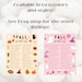 Fall Bucket List Pink Themed Pink Halloween Bucket List Printable for ...