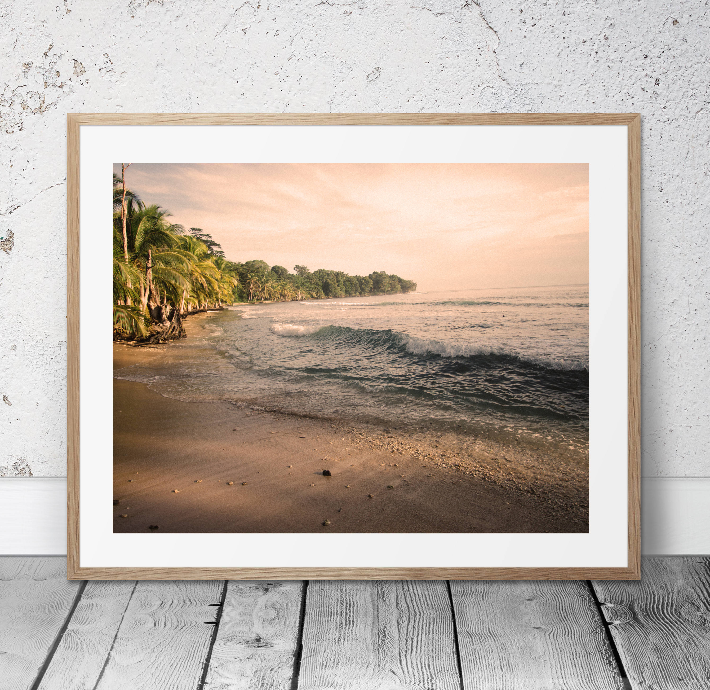 Tropical Ocean Beach Print Coastal Poster Wall Decor Tropical - Etsy