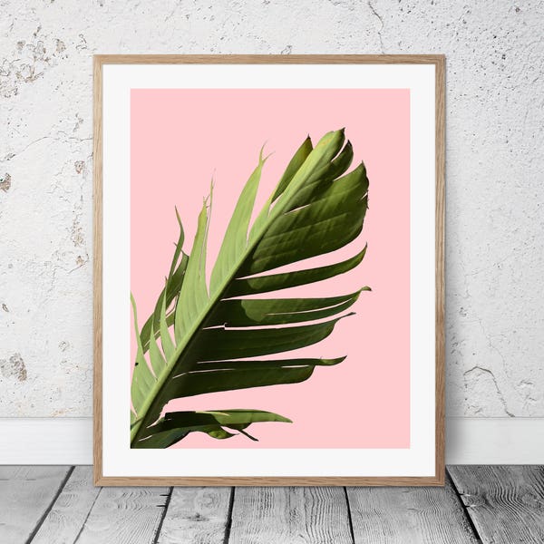 Banana Leaf Poster - Etsy