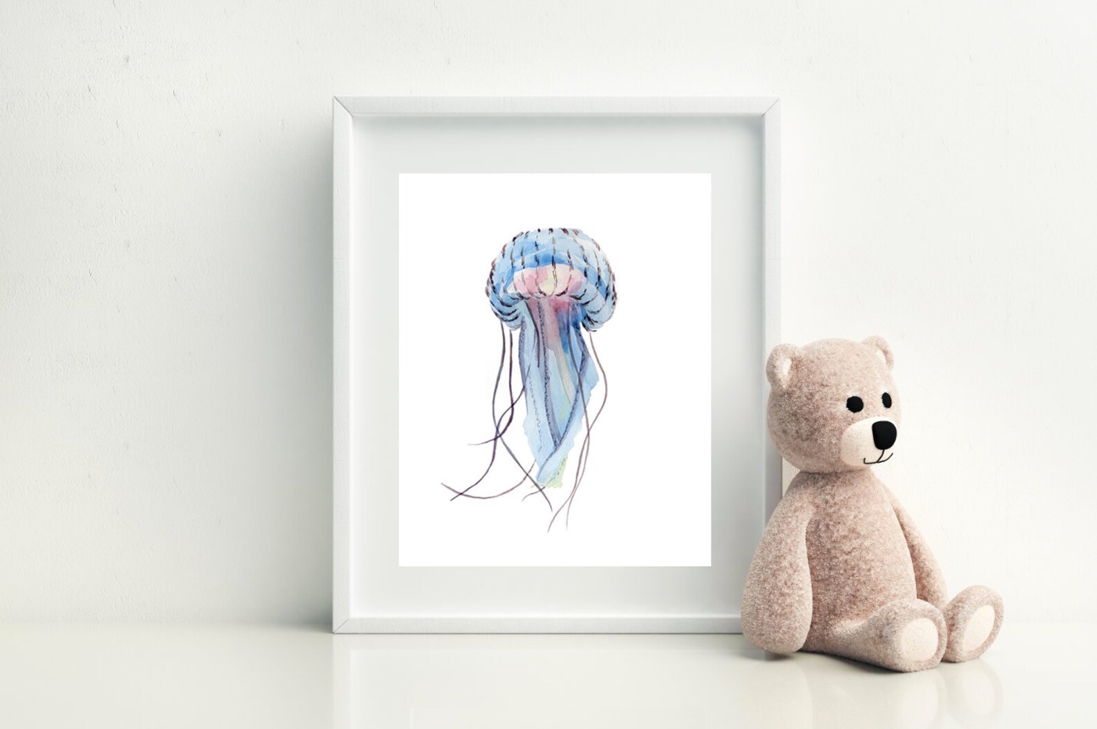 Nursery Watercolor Art Set of 2 Watercolor Illustrations - Etsy