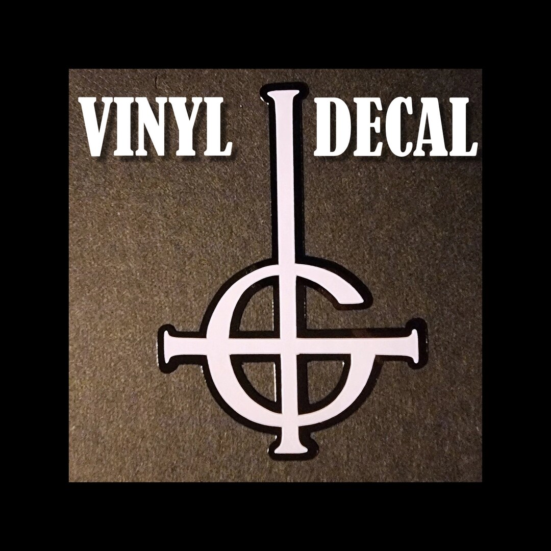 Grucifix Vinyl Decal Vinyl Sticker, Laptop Sticker, Car Sticker, Bumper ...