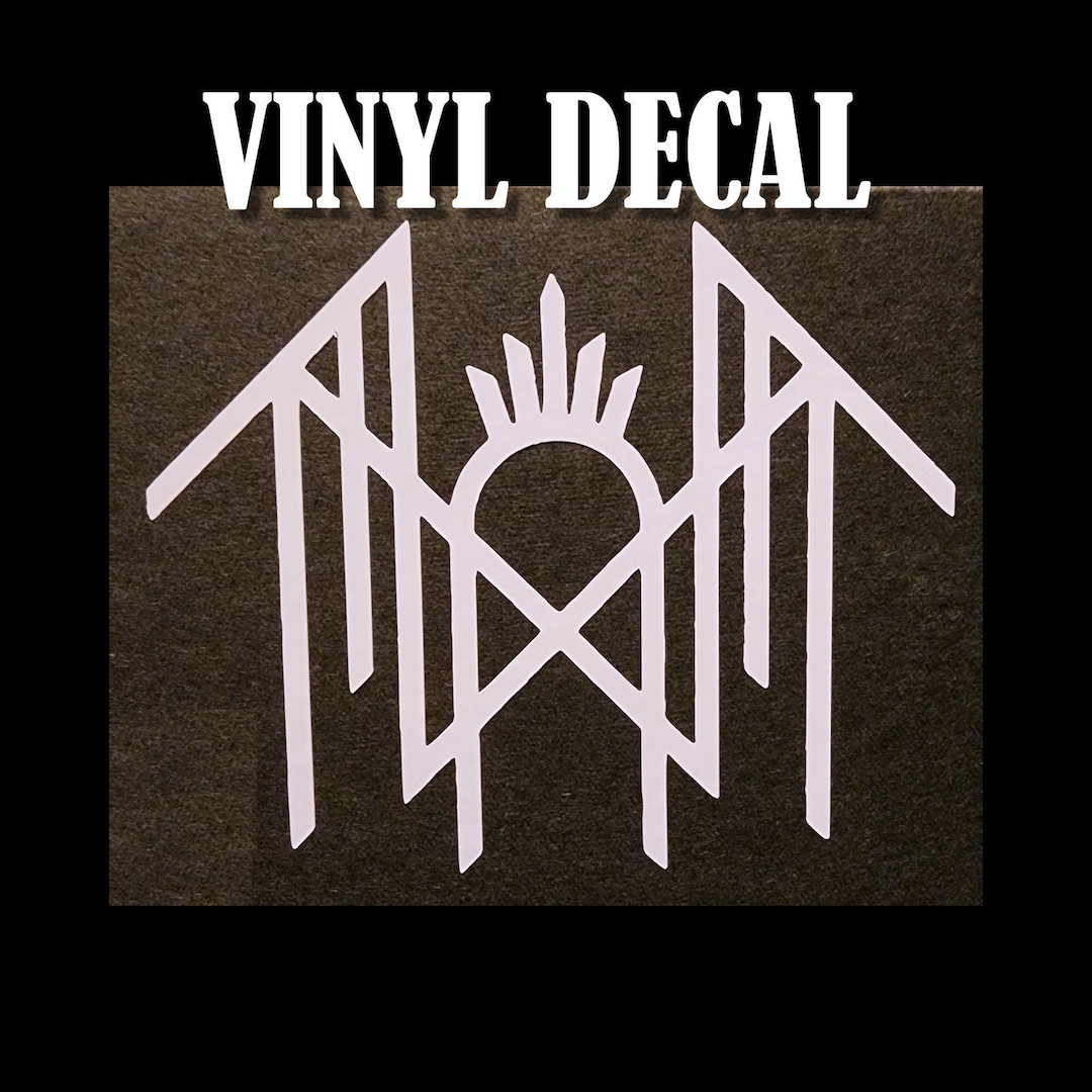 Sleep Token Vinyl Decal | Choose Your Colour, Vinyl Stickers, Laptop ...