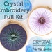 DIY Embroidery Kit Crystal Embroidery Co Burst Design. Modern - Etsy