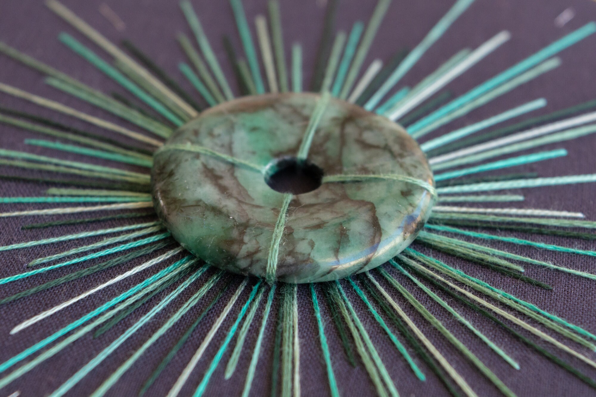 DIY Embroidery Pattern Crystal Embroidery Co Burst Design. | Etsy