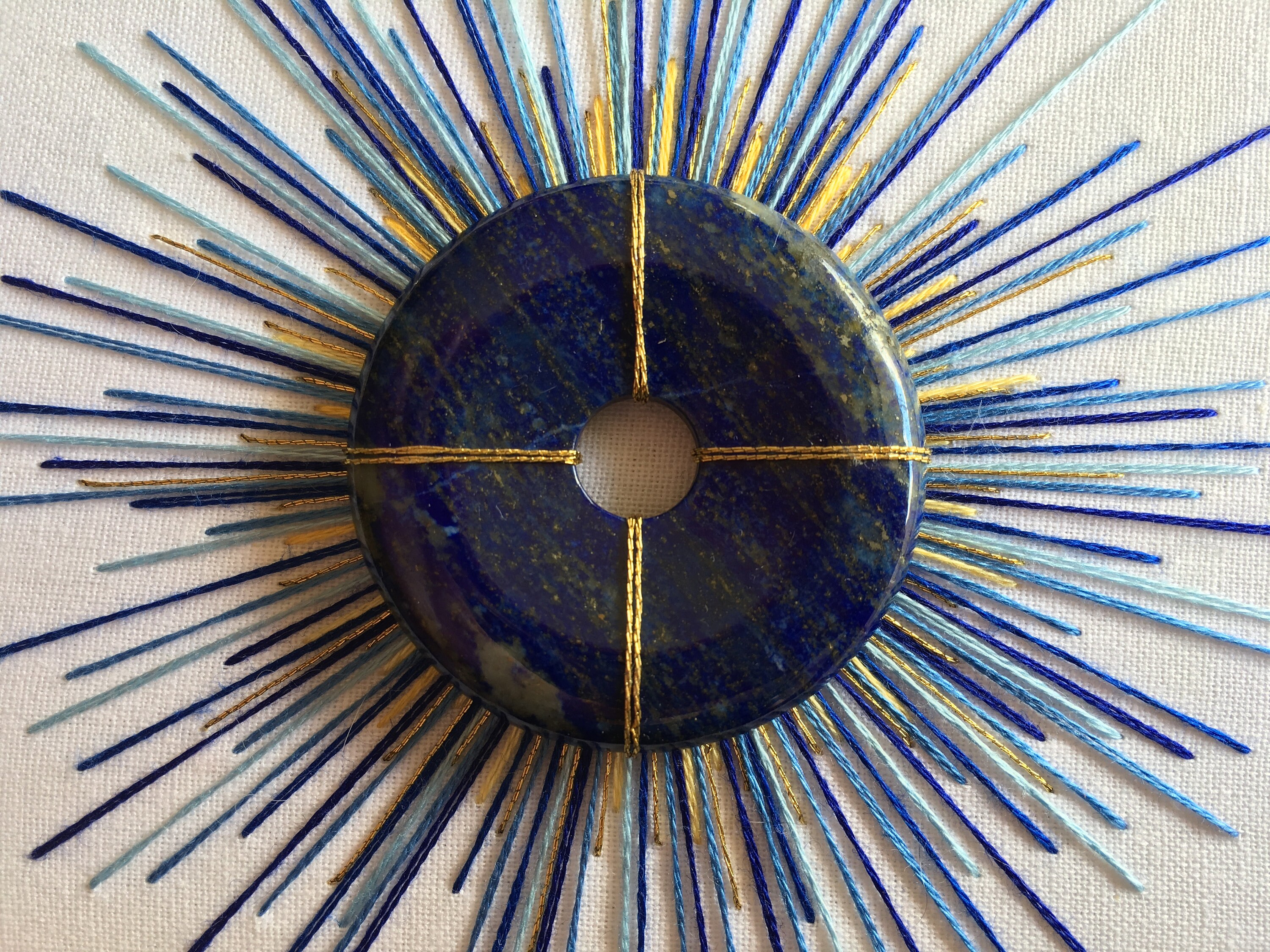 DIY Embroidery Pattern Crystal Embroidery Co Burst Design. | Etsy