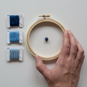 DIY Embroidery Kit Crystal Embroidery Co Mini Burst Design. Modern Hand ...