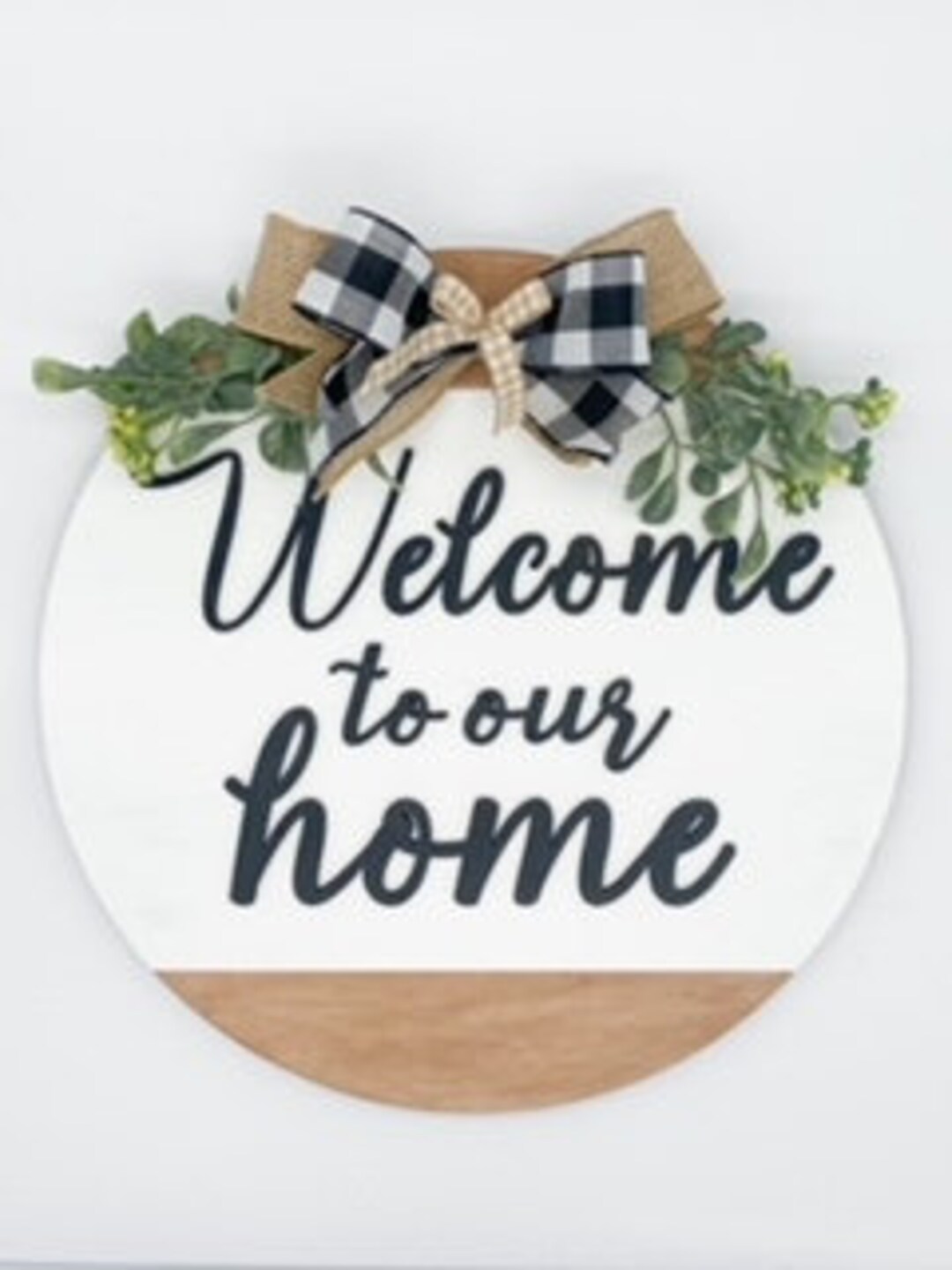 Welcome to Our Home 3D Sign - Etsy