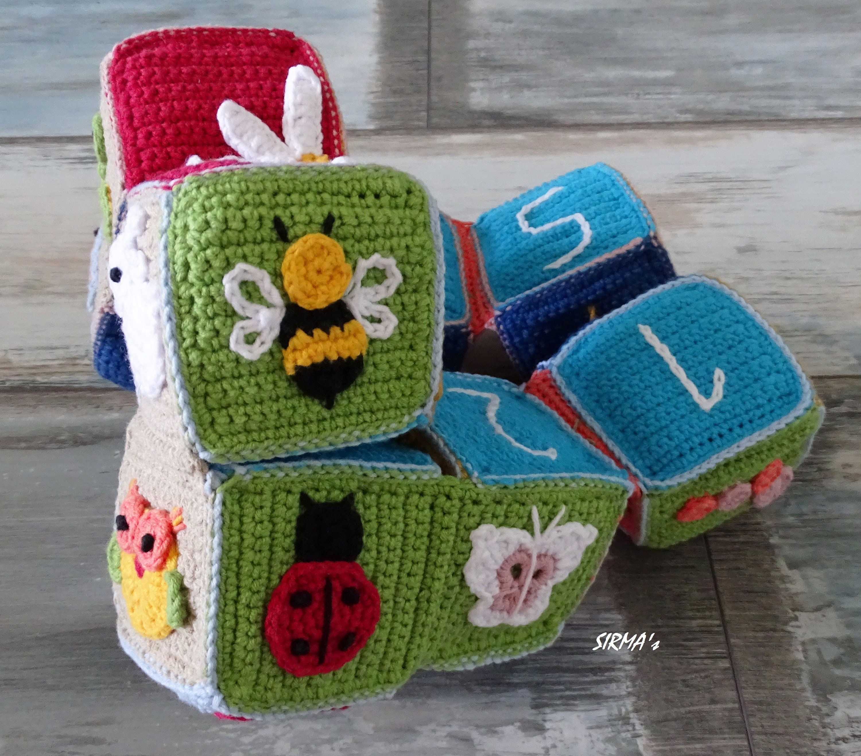 Cube Transformer Crochet Pattern Activity Cube Toy Amigurumi | Etsy