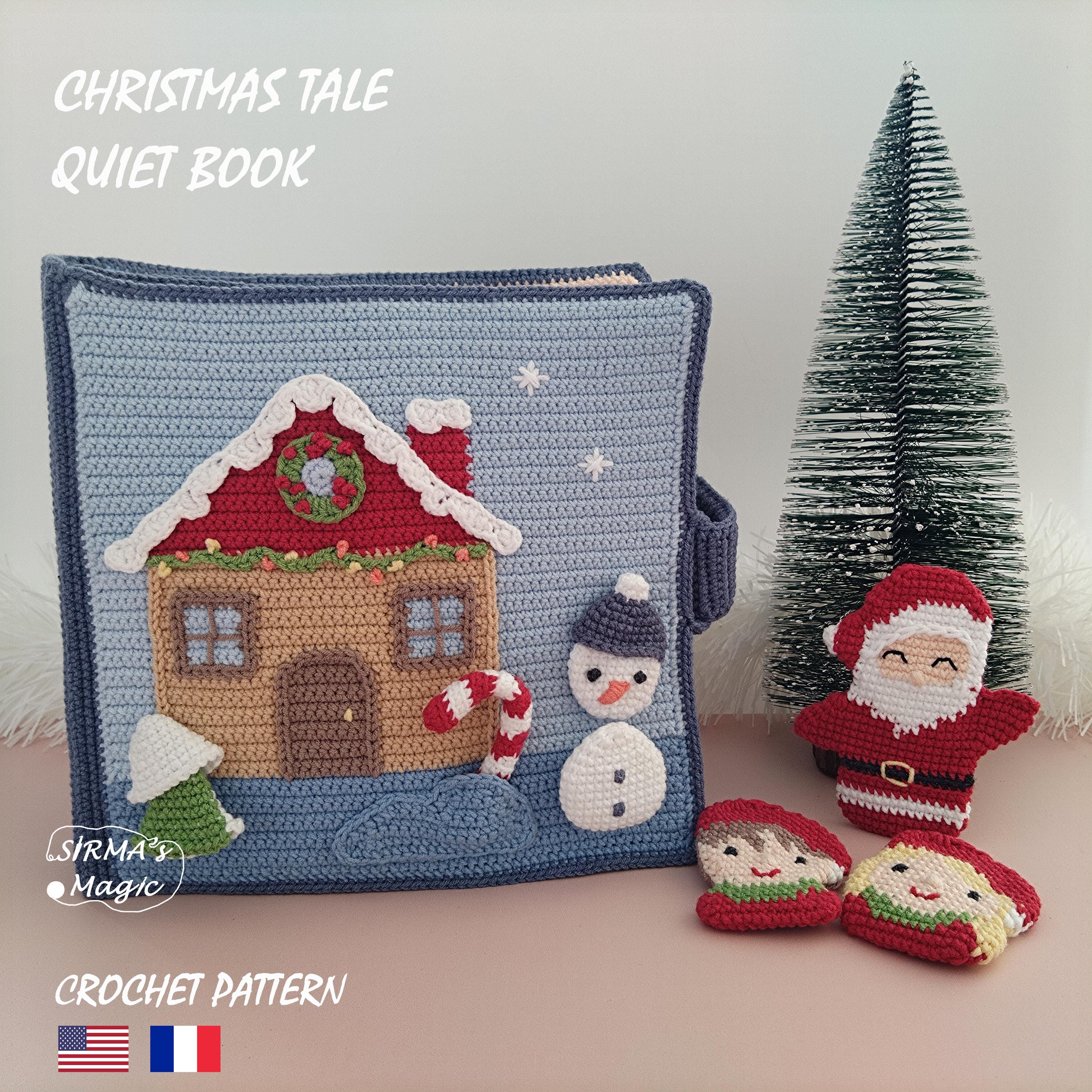 Christmas Tale Quiet Book Crochet Pattern: Amigurumi Activity Book ...