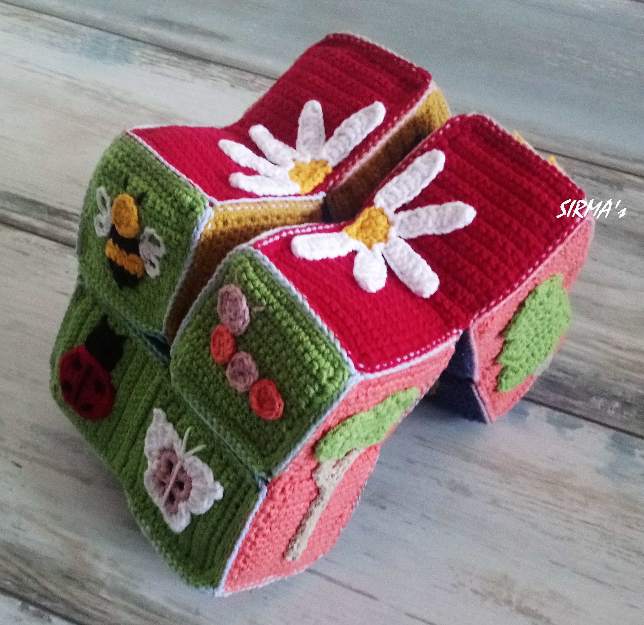 Cube Transformer Crochet Pattern Activity Infinity Cube Toy - Etsy ...