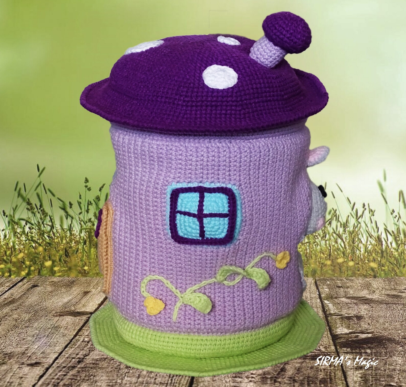 Mushroom Shape Sorter Crochet Pattern Amigurumi Sorting Toy Montessori ...