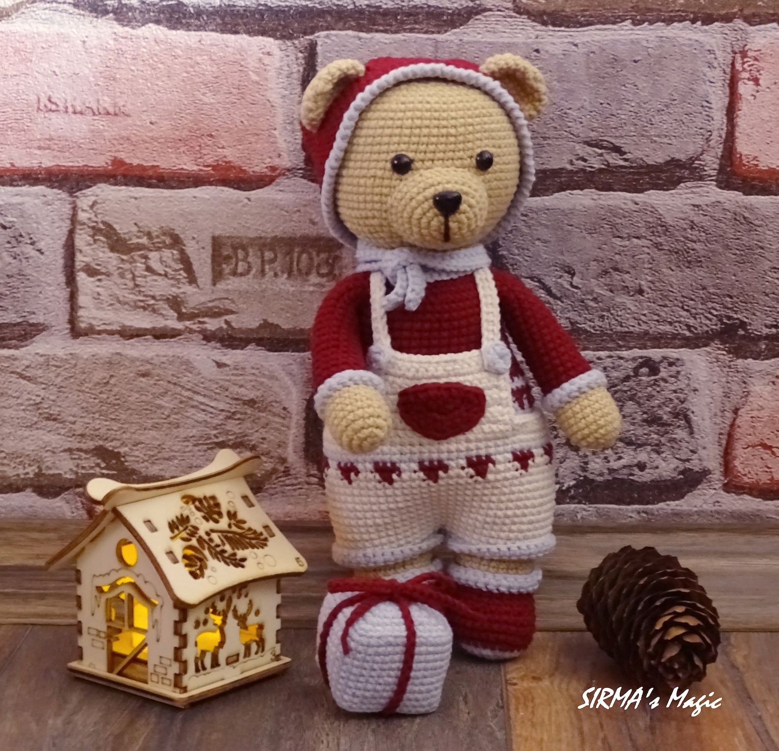 Christmas Teddy Bears Crochet Pattern Amigurumi Toy Teddy - Etsy Canada