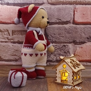 Christmas Teddy Bears Crochet Pattern - Amigurumi Toy Teddy Bears ...
