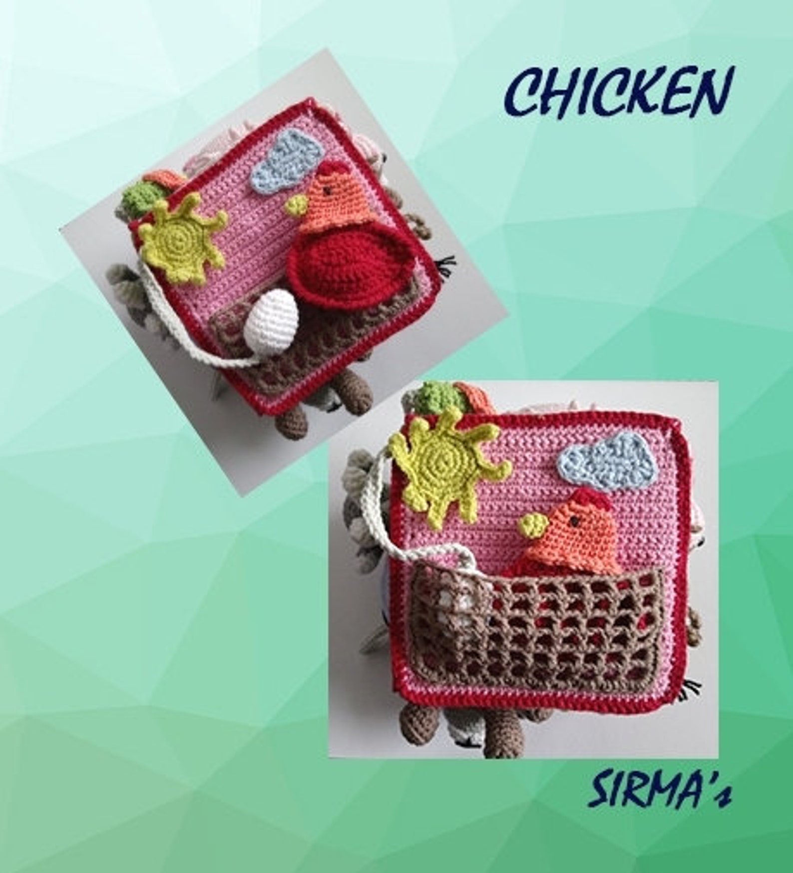 Activity Cube Animals Crochet Pattern Amigurumi Toy - Etsy