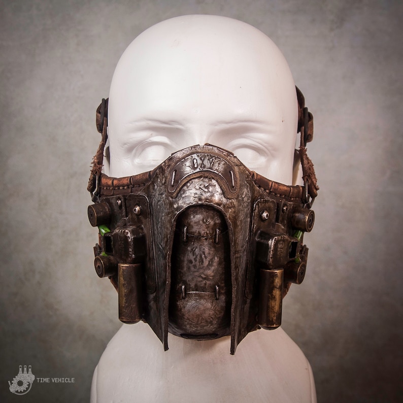 Handcrafted Steel Gas Mask – Post-apocalyptic Dystopian Mask - Etsy