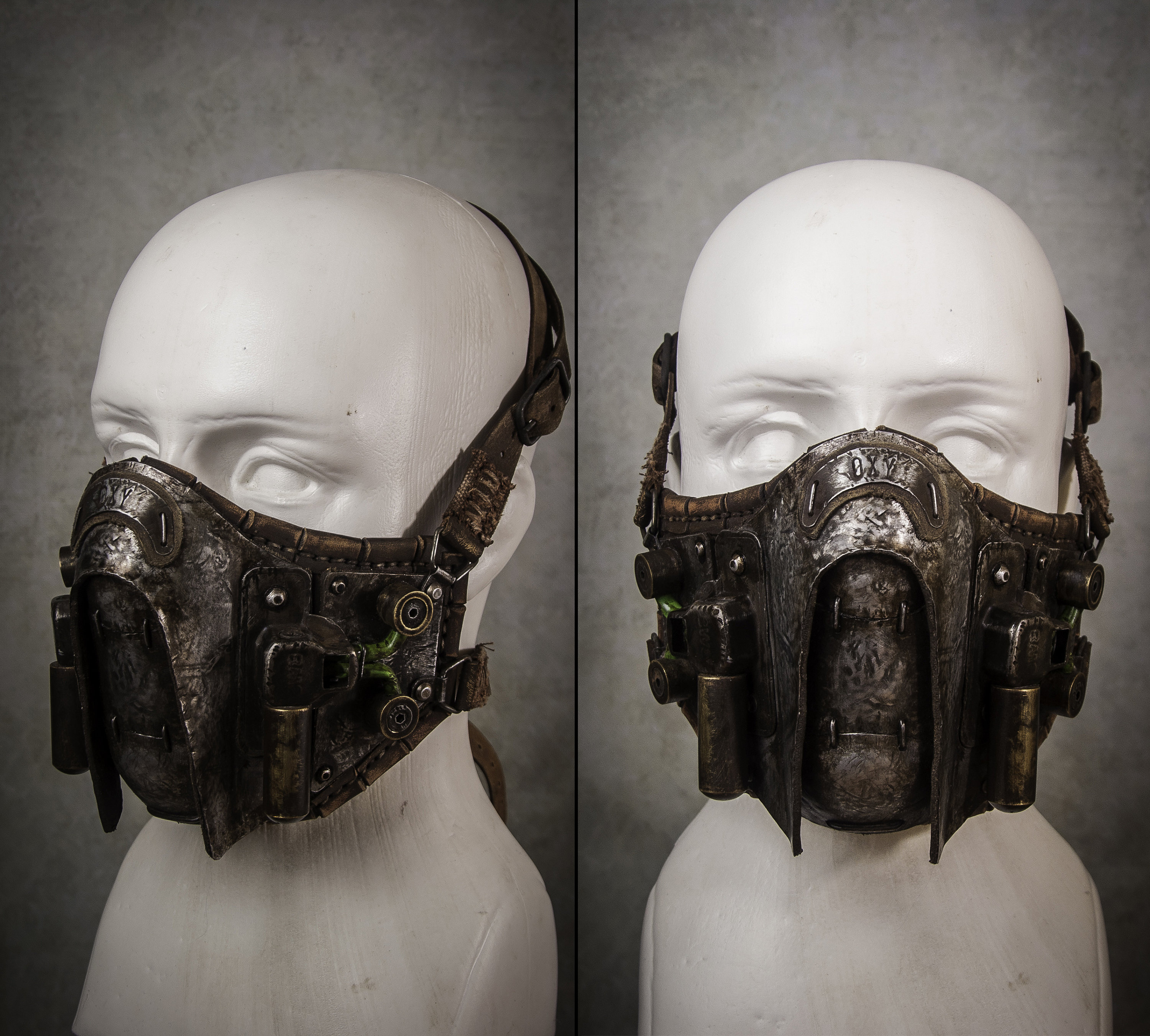 Handcrafted Steel Gas Mask – Post-apocalyptic Dystopian Mask - Etsy