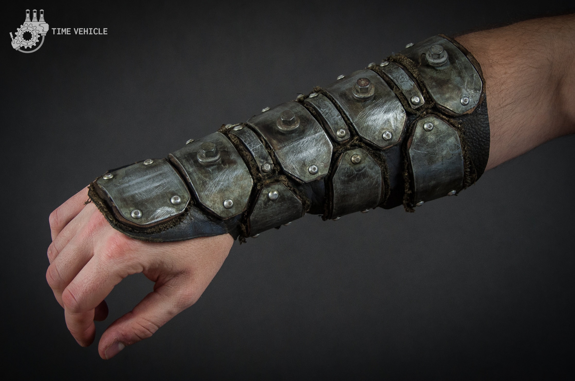 Fallout Raider Armor - Rusty Steel Bracer - Post Apocalyptic Armor ...