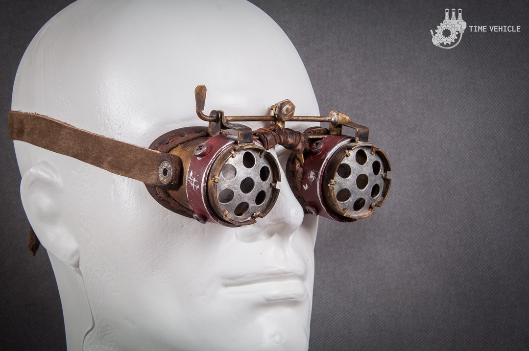 Flip up Goggles - Post Apocalyptic Goggles - LARP - Engineer Eyewear ...