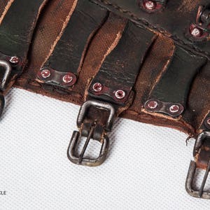 Pair of Wasteland Warrior Vambraces Leather Forearm Guards Bicycle ...