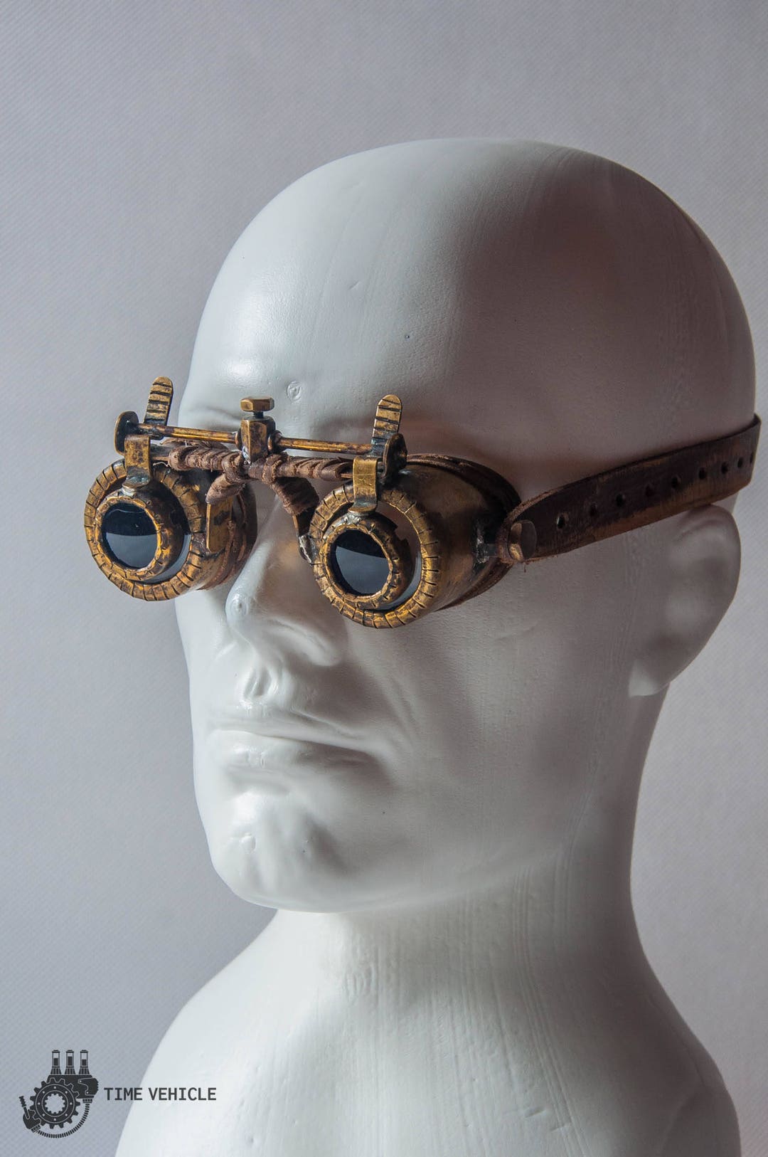 Brass Post Apocalyptic Goggles Steampunk Goggles Vintage Fallout ...