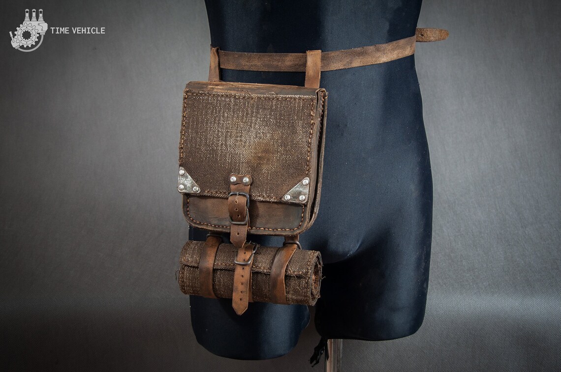 Wastelander Bag With Tool Roll Post Apocalyptic Tools Bags | Etsy