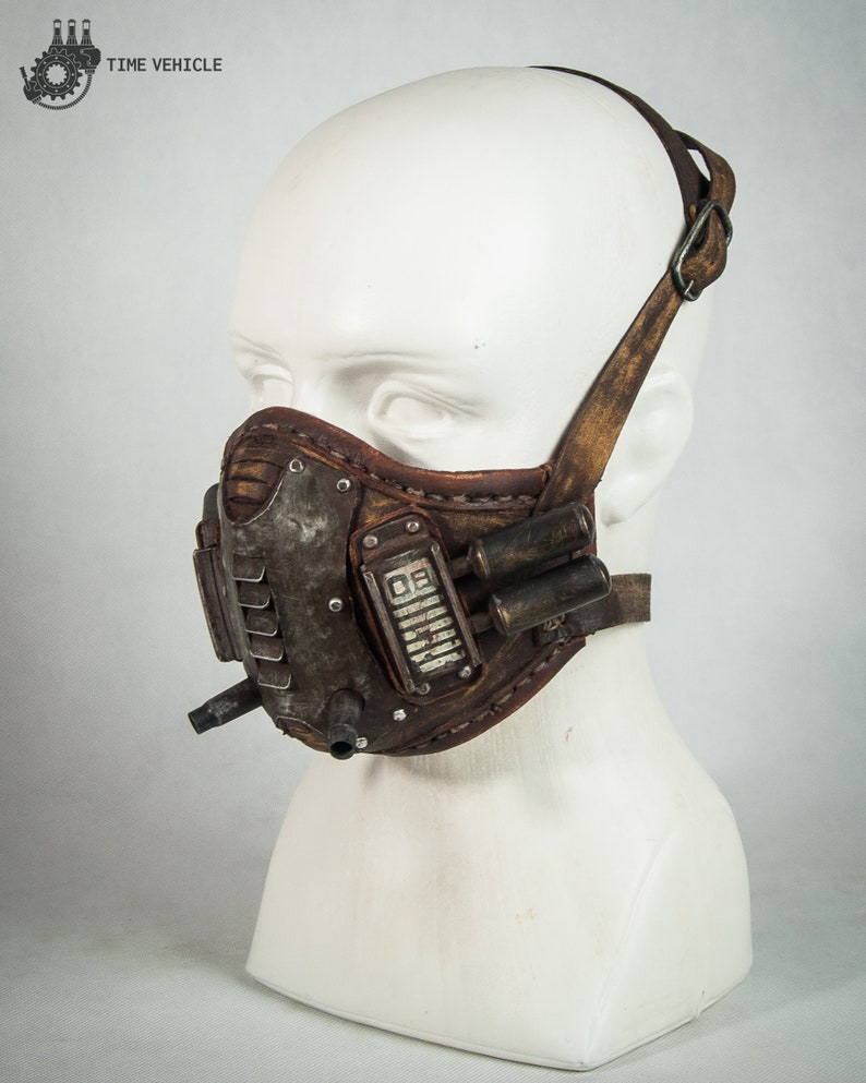 Fallout Mask - LARP Leather Mask - Biker Mask - Post Apocalyptic Mask ...
